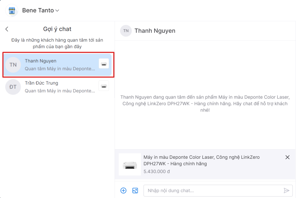 Hướng dẫn sử dụng tính năng Tiki Chat – Học viện Tiki