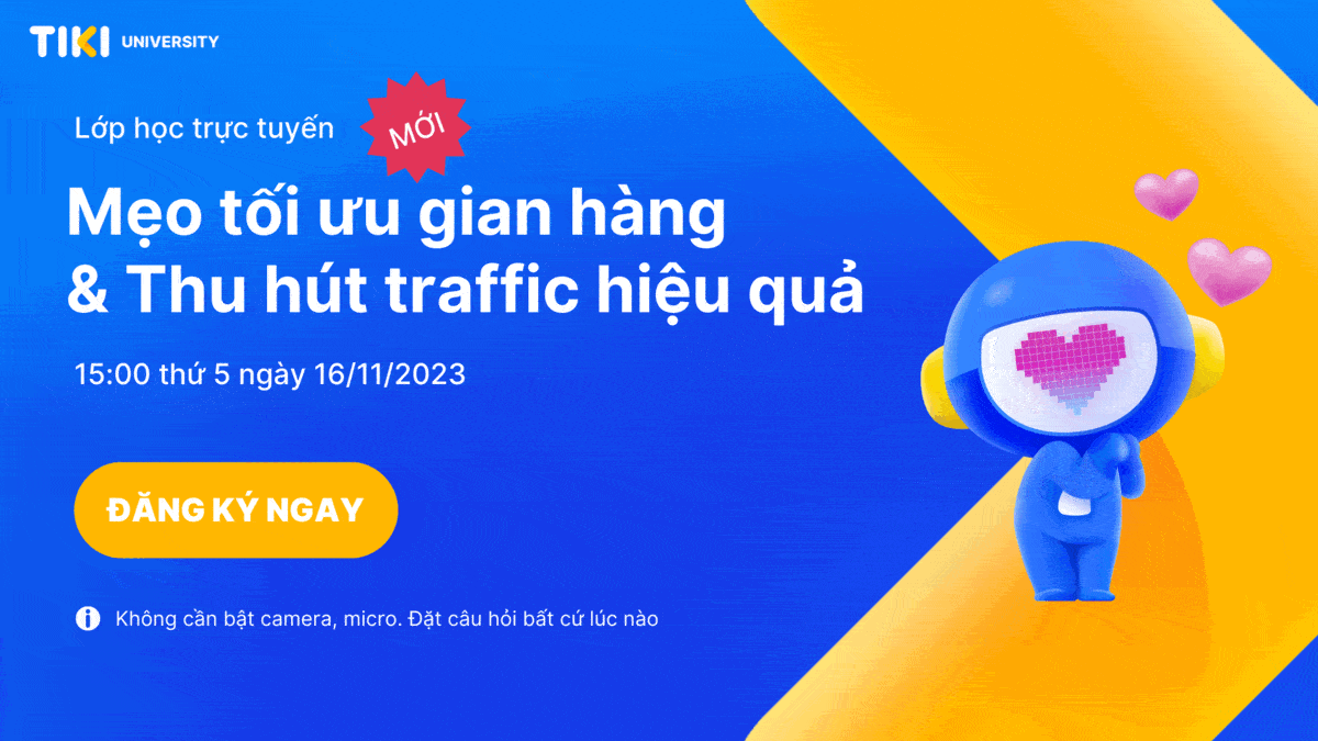 Hướng dẫn cài đặt trang trí gian hàng – Học viện Tiki